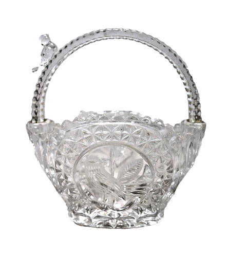 Vintage Hofbauer Crystal Byrds Collection Basket 7" High | eBay