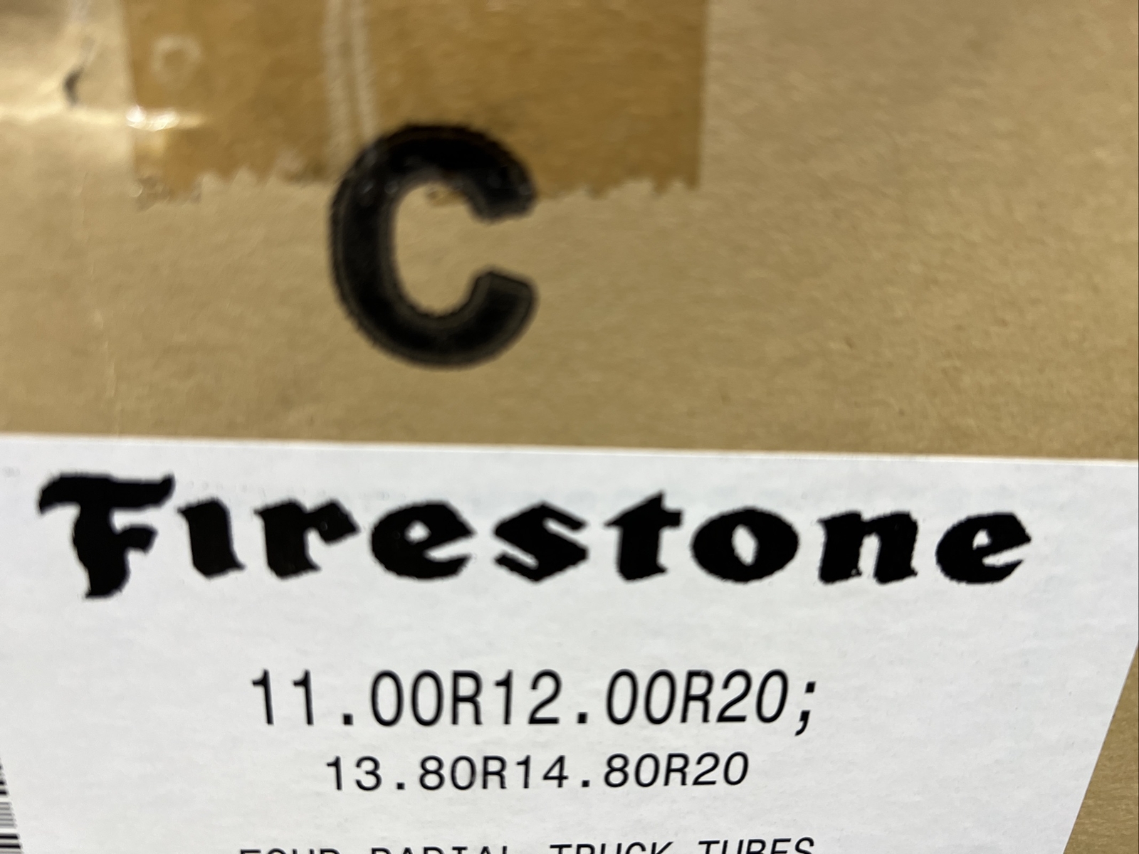 Firestone 11.00R/12.00R20;13/80R14.80R20 TR444 Valve Tire Inner Tube ...