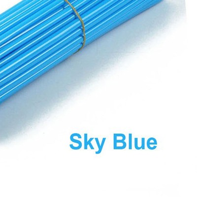 Blue 72pcs Bicycle Spoke Skins Decorative Cool Spoke Wrap Cover for ...