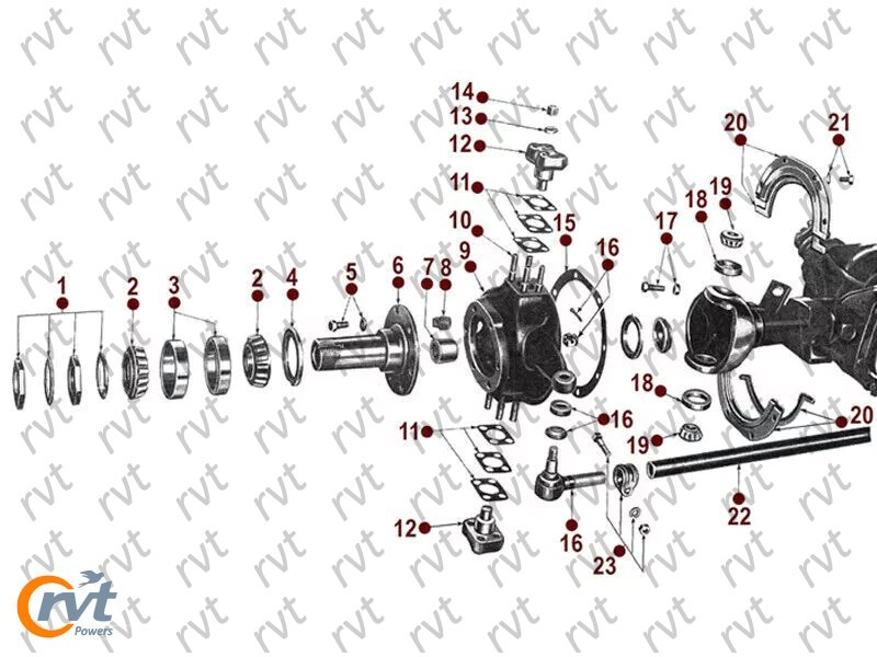 Front Axle Shaft Assy Set/Kit Fit W.Jeep CJ2A,3B,CJ5/MB/GPW/M38/M38-A1 ...