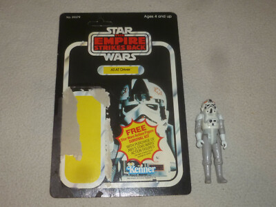 VINTAGE STAR WARS 1981 ACTION FIGURE AT-AT DRIVER W 41 CARDBACK ESB ...