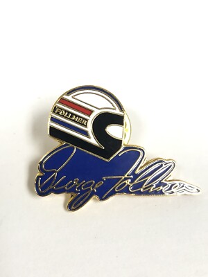 George Follmer Signature Helmet Lapel Pin | eBay