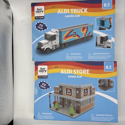 ALDI Building Block set Truck And Store Bee Happy. | eBay
