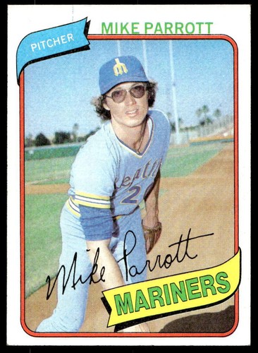 1980 Topps 443 Mike Parrott Seattle Mariners Baseball Card | eBay