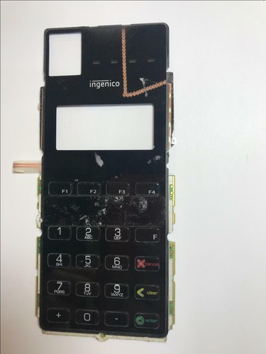 Ingenico Front Number Pad UT0020 C 94V-0 1553 296185724AC Button Plate ...