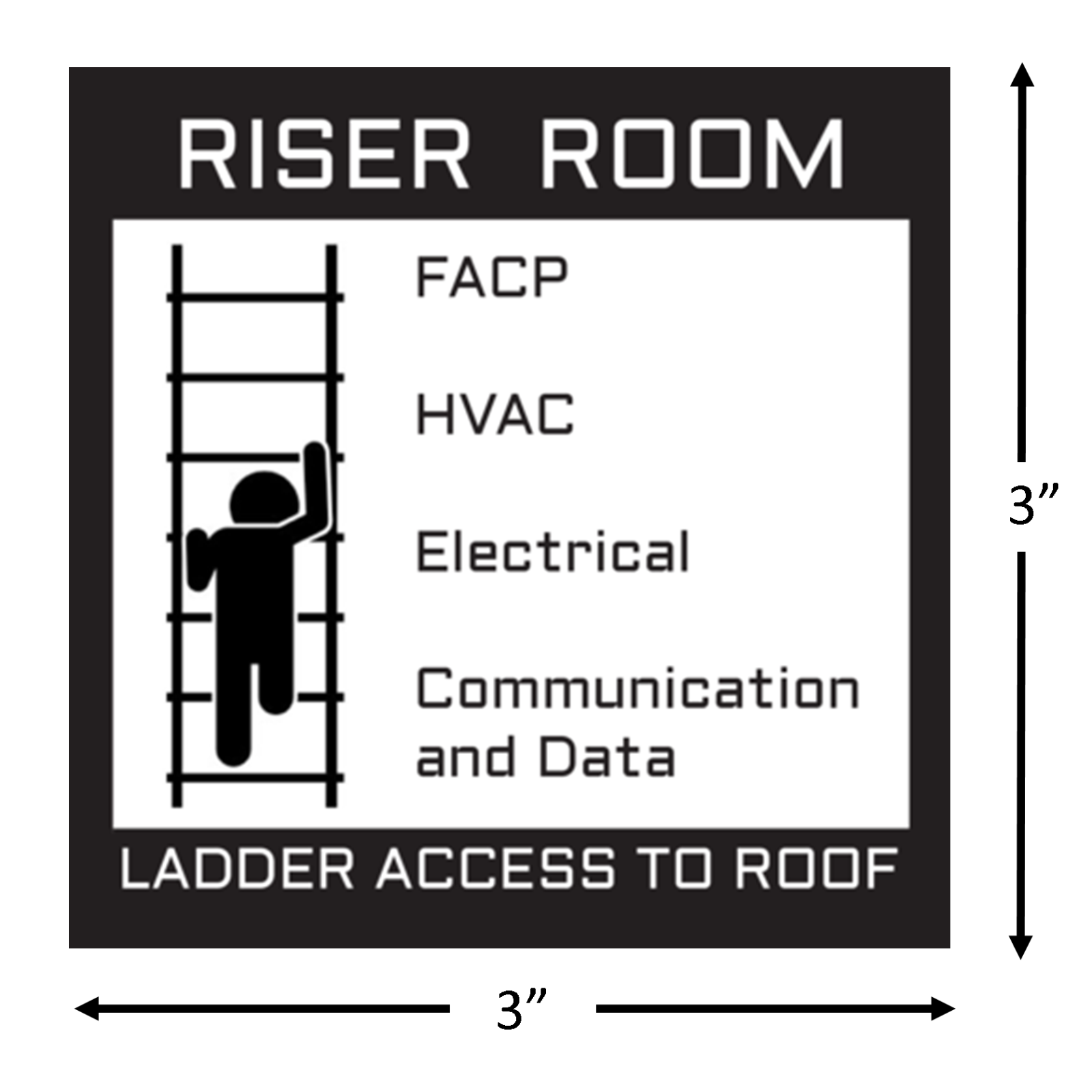 Riser Room Alert Stickers / 6 Pack + FREE Shipping | eBay