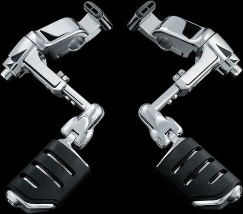 Kuryakyn Ergo 3 Adj Mount w Dually Footpegs Chrome Honda Goldwing F6B ...