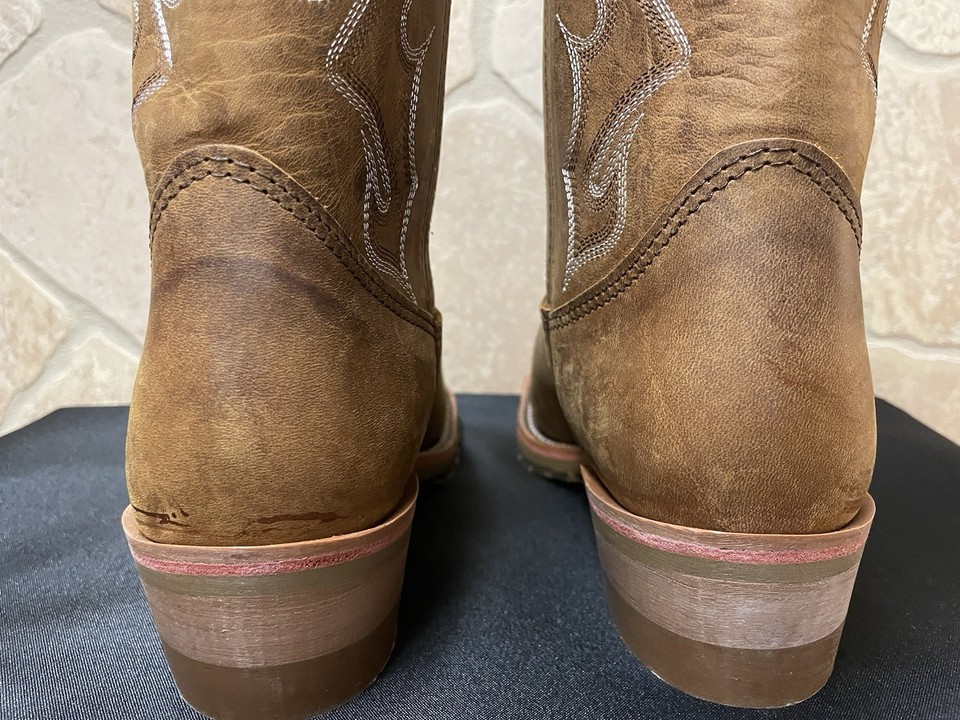 Mens 8.5 D Gel Ice Steel Toe Work Western Cowboy Boots Made in the USA ...