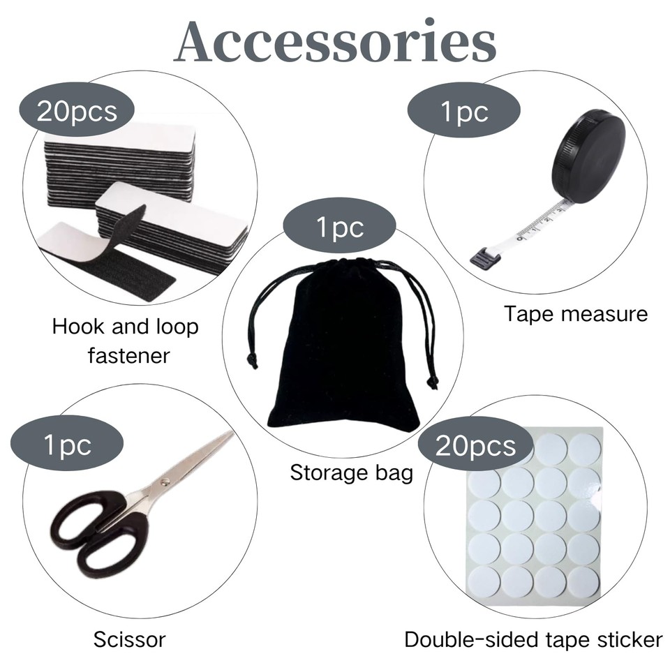 Blackout Curtains, 118" x 57" Portable Blackout Curtains DIY Window ...