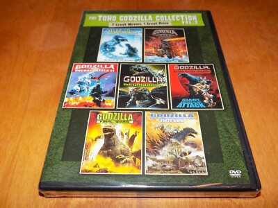 THE TOHO GODZILLA COLLECTION VOL. 2 7 Movies Monster Volume Two DVD SET ...