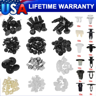 Car Body Bumper Rivet Retainer Molding Push Pin Clips Trim Accessories ...