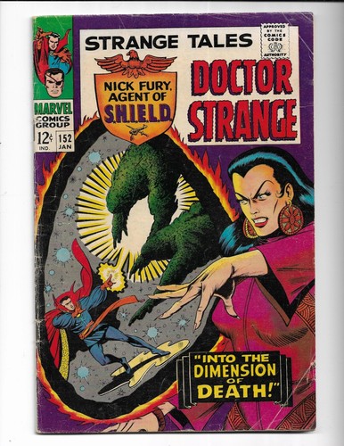 STRANGE TALES 152 - VG 4.0 - UMAR - DR. STRANGE - NICK FURY (1967) | eBay