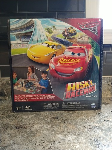 Disney Pixar Cars 3 Risky Raceway Board Game- New In Box- 5+- 2-3 ...