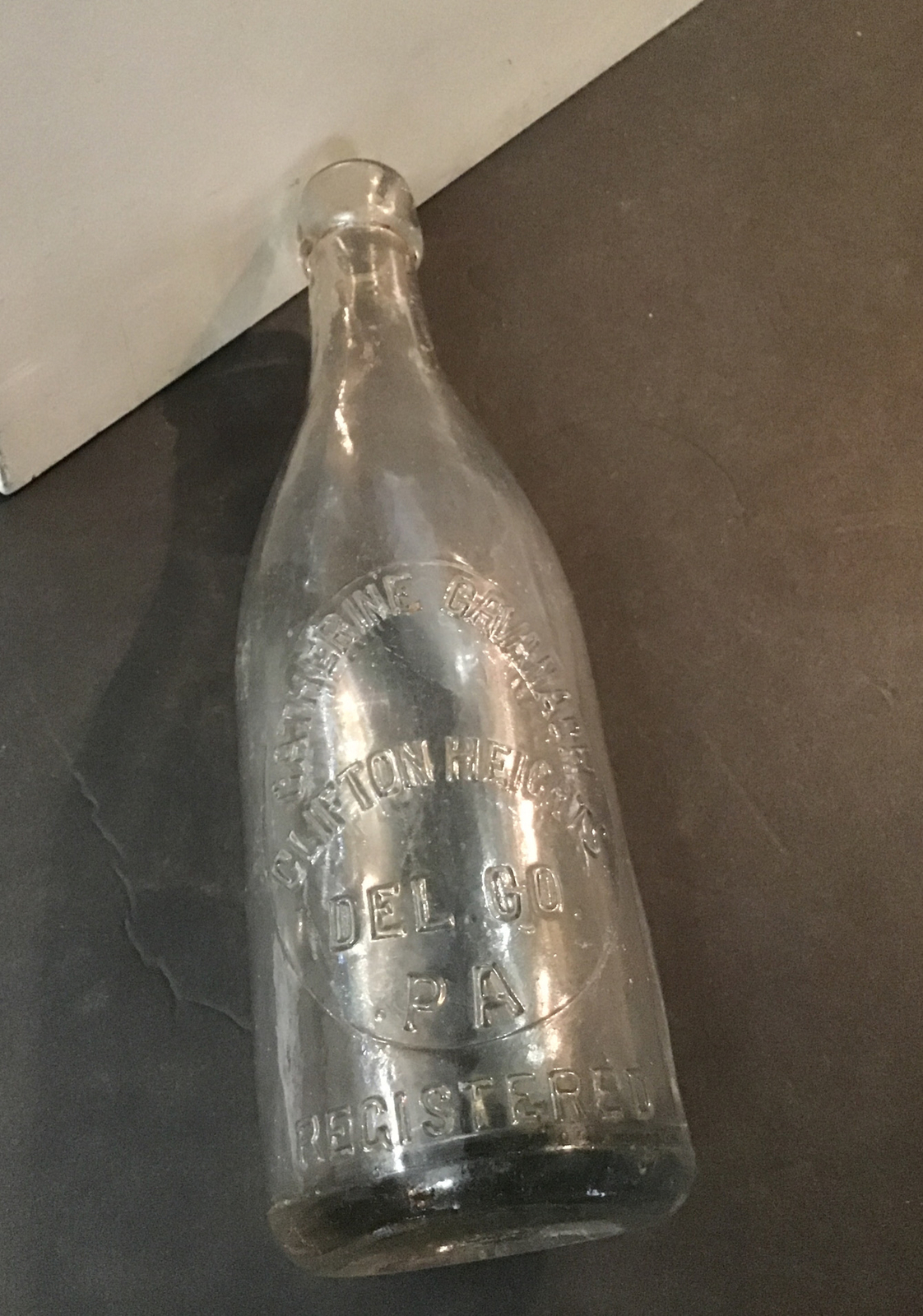 Catherine Cavanagh Clifton Heights PA Brewery Blob Top Beer Soda Bottle ...