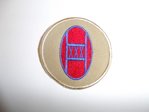 b8834 US Army 1930's-WW 2 30th Infantry Division patch Khaki Old ...