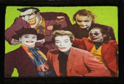 Joker Collage Batman Morale Patch Tactical Military USA Hook Badge Army ...