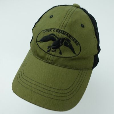 Duck Commander Green Black Ball Cap Hat Adjustable Baseball Adult | eBay