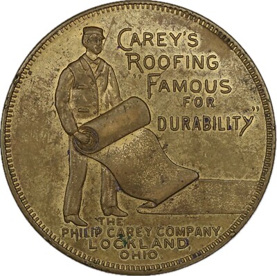 Carey's Roofing The Philip Carey Company Lockland, OH - Good Luck Token ...