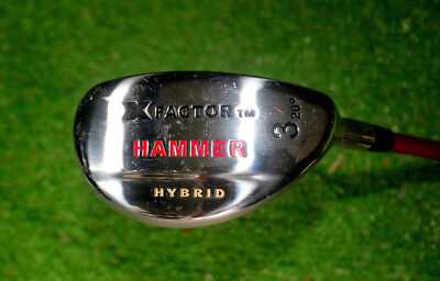 XFACTOR HAMMER X 3 HYBRID WOOD 20* DRIVER AEROSPEED GRAPHITE SHAFT 44 ...