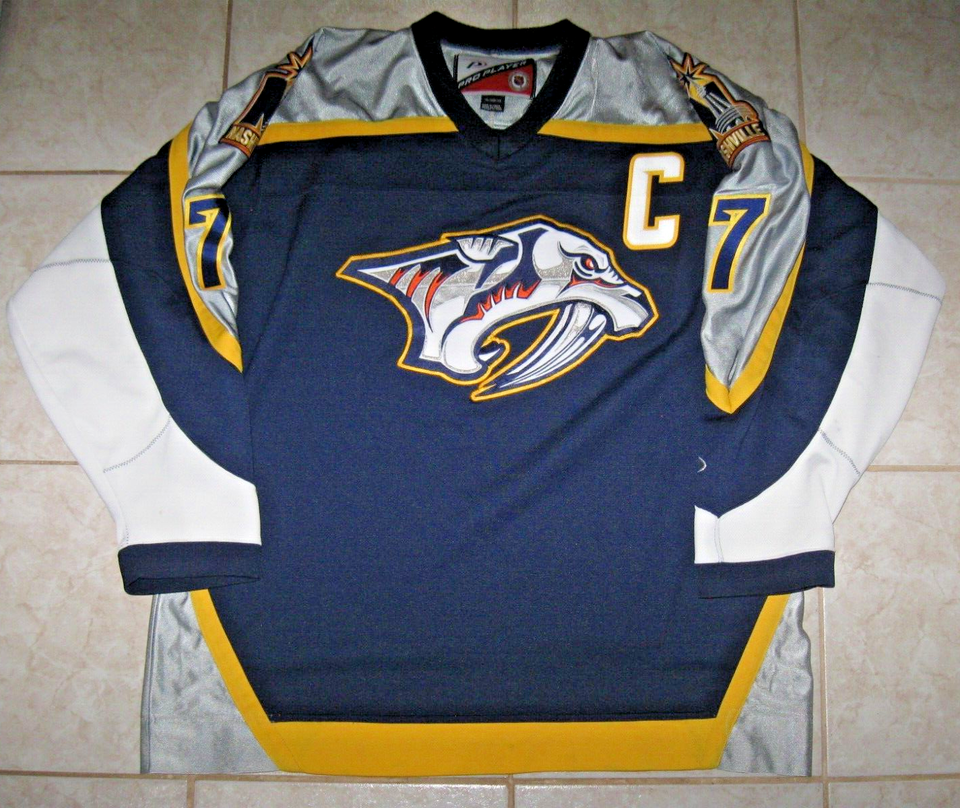 #7 Cliff RONNING Nashville PREDATORS Off. Lic. PRO PLAYER Jersey, Size ...