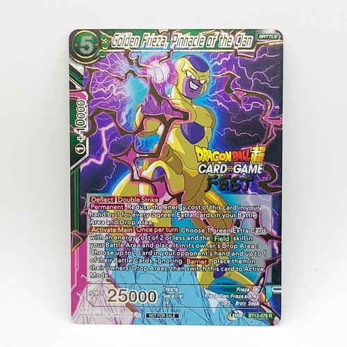 Golden Frieza, Pinnacle Of The Clan - Fest Stamp - BT13-076 Foil - NM | eBay Australia