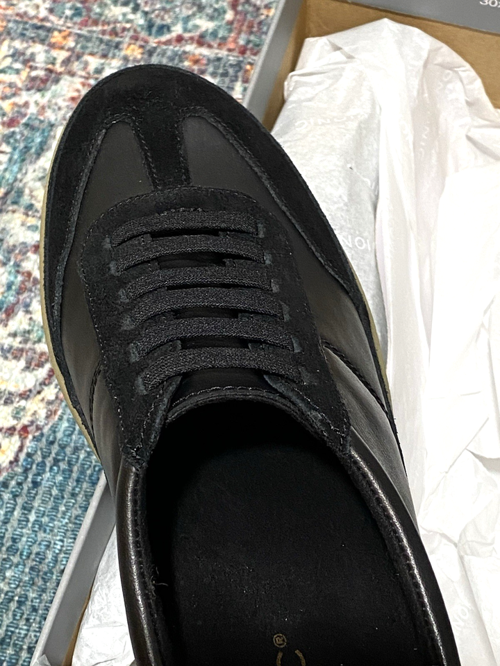 Vionic Thrive Slip-On Sneaker Mule Black Leather Suede Arch Support ...