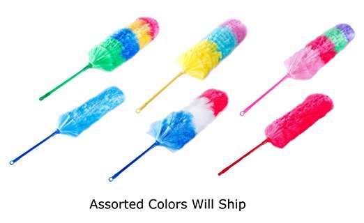 Static Duster - 27" Large Electrostatic Feather Duster (Assorted Colors ...