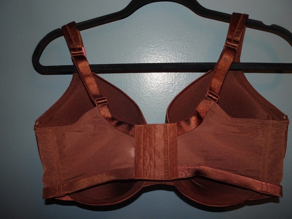 Lane Bryant Cacique 38F Brown Satin Lightly Lined Full Coverage Bra | eBay