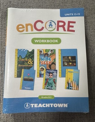 Encore TeachTown, Grade K-2, Workbook, Units 13-15 | eBay