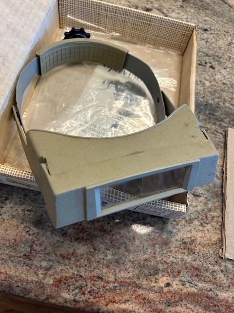 optivisor headband magnifier vintage | eBay