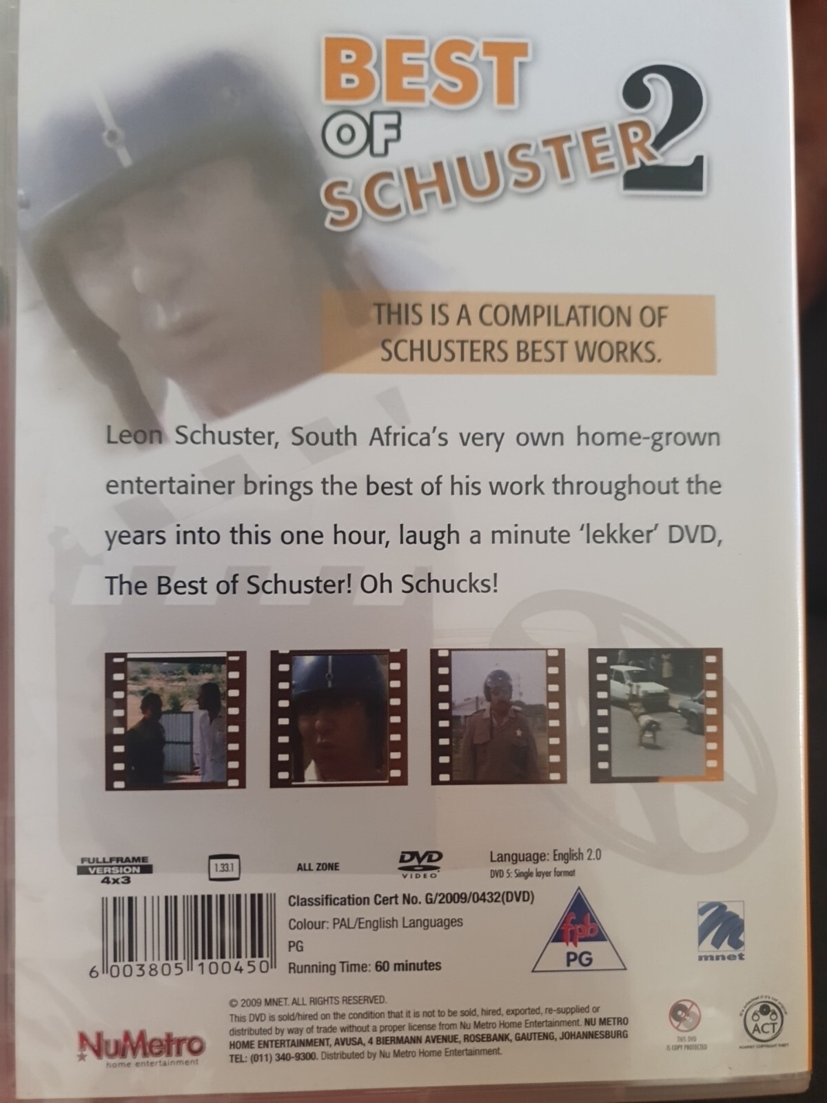 THE BEST OF LEON SCHUSTER VOL 2 DVD SOUTH AFRICAN COMEDY FILM MR. BONES ...