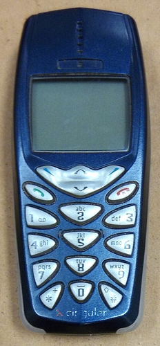 Nokia 3590 - Blue and Silver ( AT&T / Cingular ) Very Rare Cellular ...
