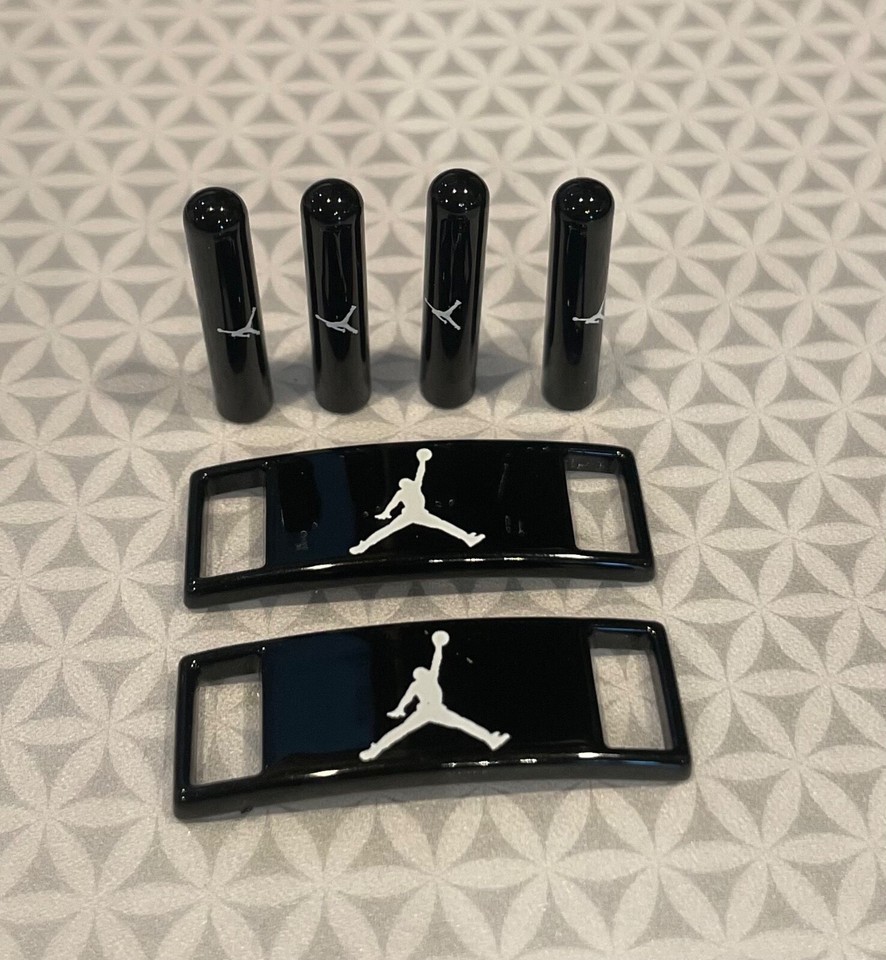 Custom Nike & Jordan Shoe Lace Tags Locks and Matching Shoe Lace Aglets ...