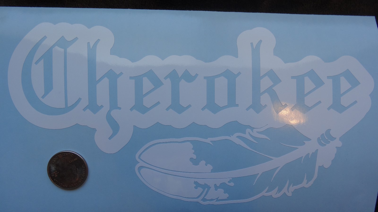 8 1/2" CHEROKEE Car Decal - Native American | eBay