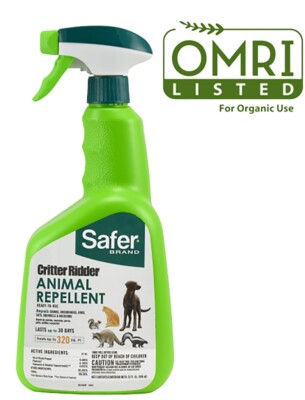 Safer Critter Ridder Animal Repellent Spray 32oz 2-Pack | eBay