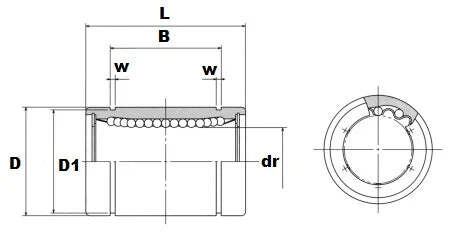 SM80-P 80mm Slide Bush Ball Linear Motion Bearings 19703 | eBay