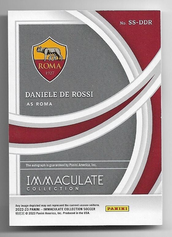 2022-23 Panini Immaculate Shadowbox Signatures Auto Card : Daniele De ...