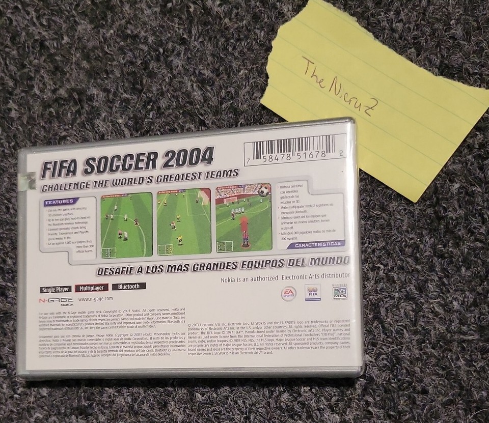 FIFA Soccer 2004 (N-Gage, 2004) 758478516782| eBay