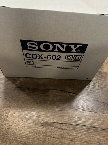 NEW IN SEALED ORIGINAL BOX Sony Car/Boat 10 Disc CD Changer CDX-602 ...