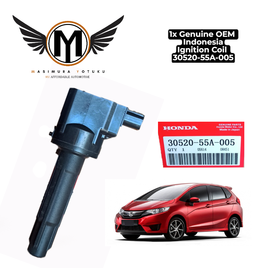 1x Genuine OEM Indonesia Honda Jazz Fit GK 2014-2019 Ignition Coil ...