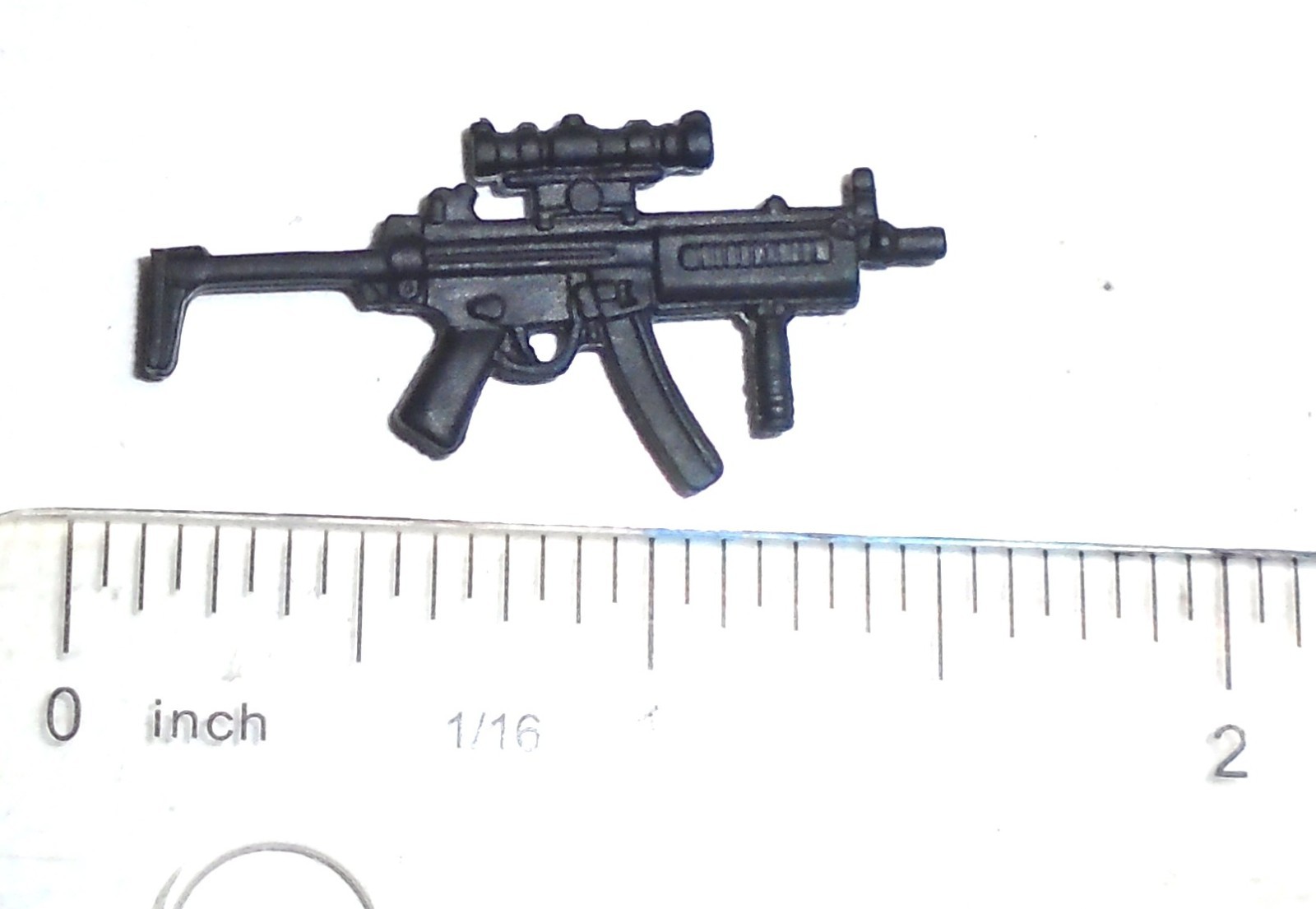 GI Joe Figure Accessory 2005 Snake Eyes V23 Sub Machine Gun | eBay