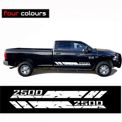 For Dodge Ram 2500 Vinyl Decal Sticker Graphics Kit Sport Side Door ...