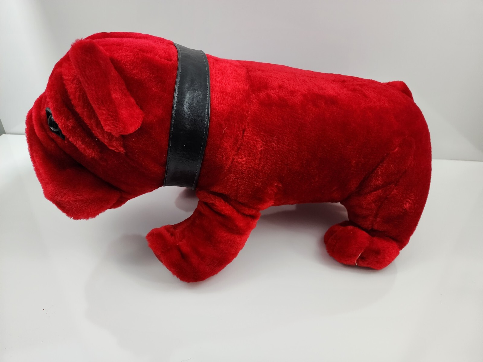 Vintage Red Bulldog Large Stuffed Styrofoam Animal by Nanco 24" | eBay