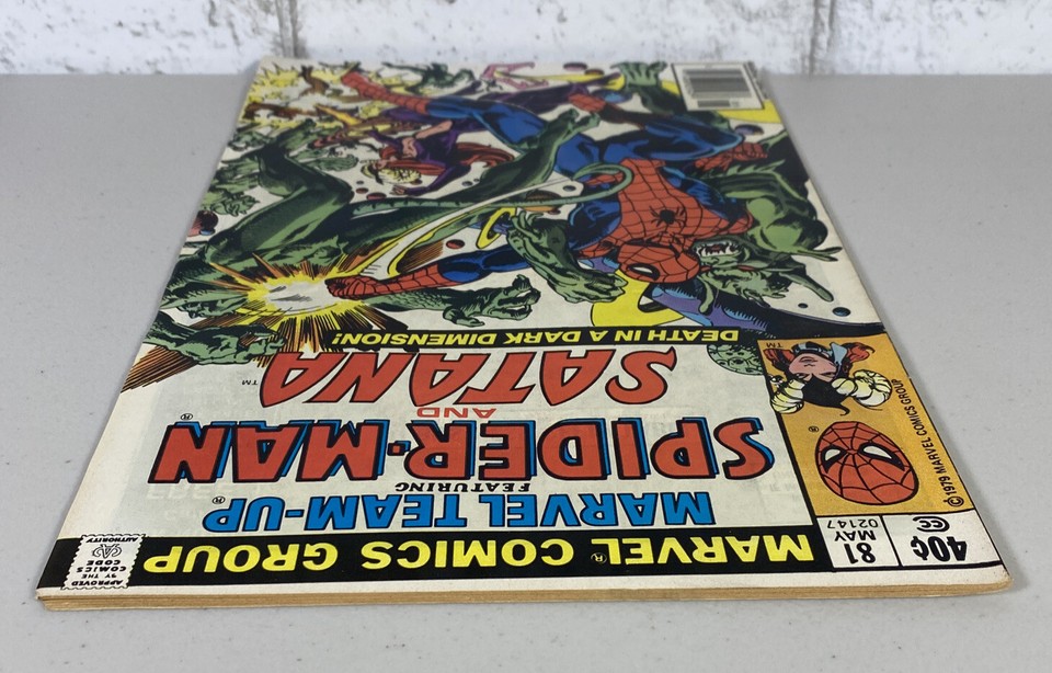 Marvel Team-Up # 81 Marvel Comics 1979 Spider-Man and Satana F/F+ | eBay
