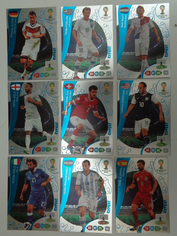 Panini FIFA World Cup Brazil 2014 Adrenalyn XL COMPLETE 373 CARD SET ...