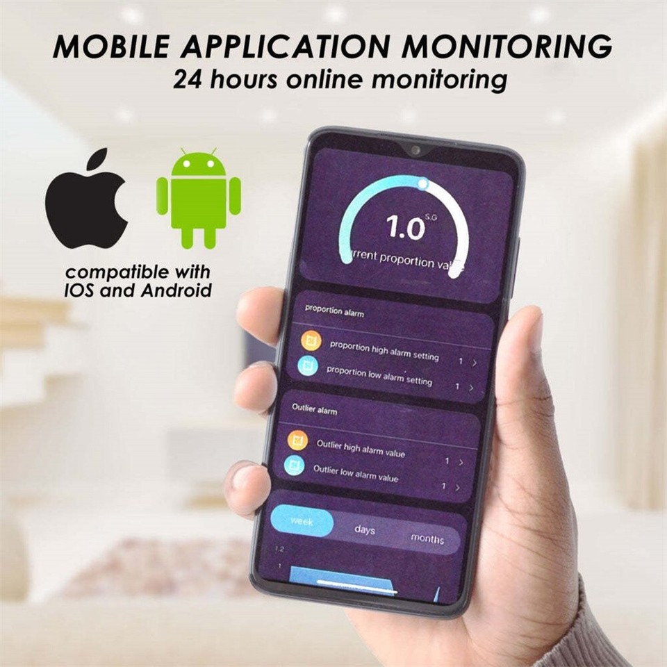 PH TDS EC Salinity S.G. Temp Smart Water Quality Tester Bluetooth WIFI ...