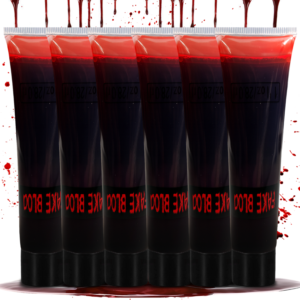Fake Blood Halloween Fancy Dress Vampire Zombie Horror Gore Make Up ...