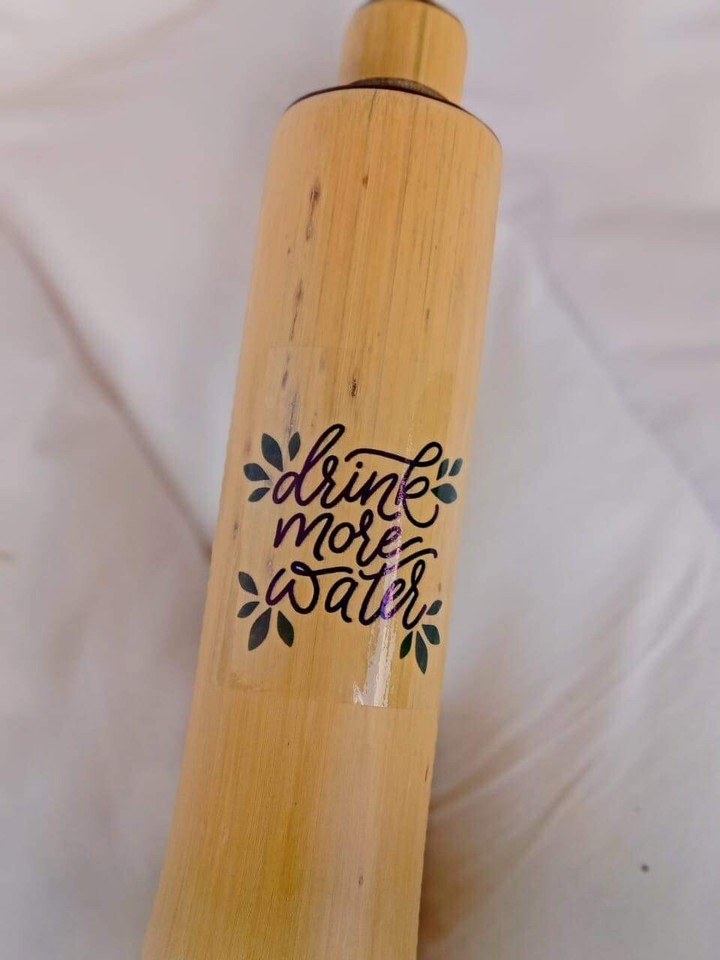 Healthy Ecofriendly reusable Handmade Bamboo Bottles 750ml free ...