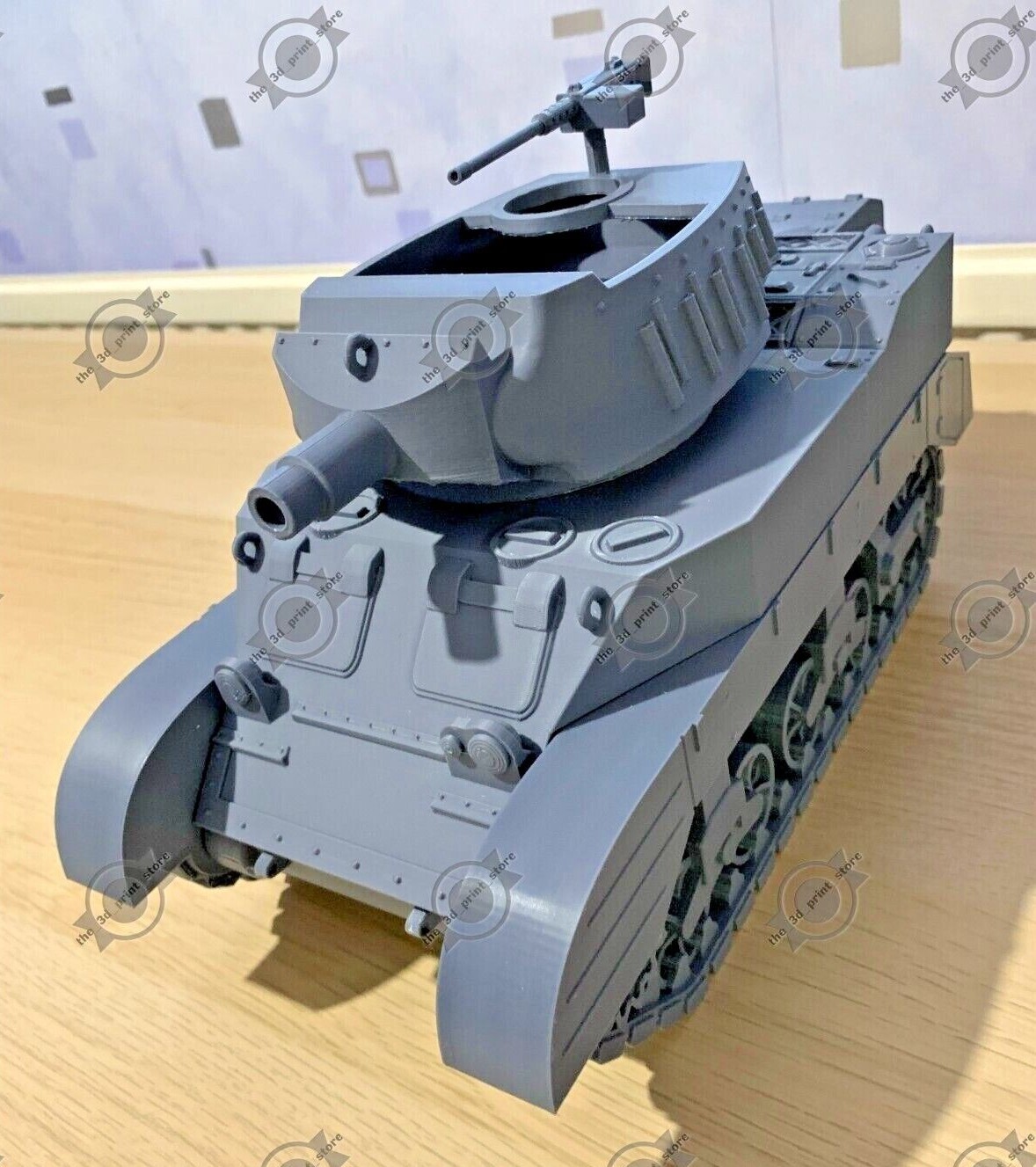 WW2 USA HOWITZER MOTOR CARRIAGE M8 SCOTT, 3D PRINTED, MANY SCALES ...