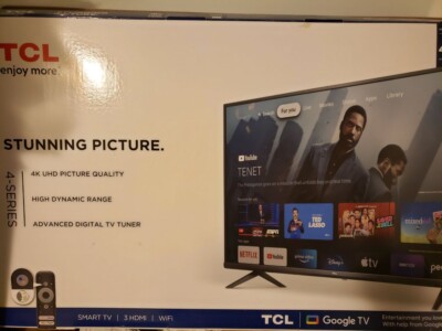 TCL 4-Series S446 43" 4K UHD LED Smart Google TV 846042023238| eBay